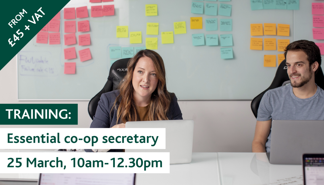 Training: Essential co-op secretary | Co-operatives UK