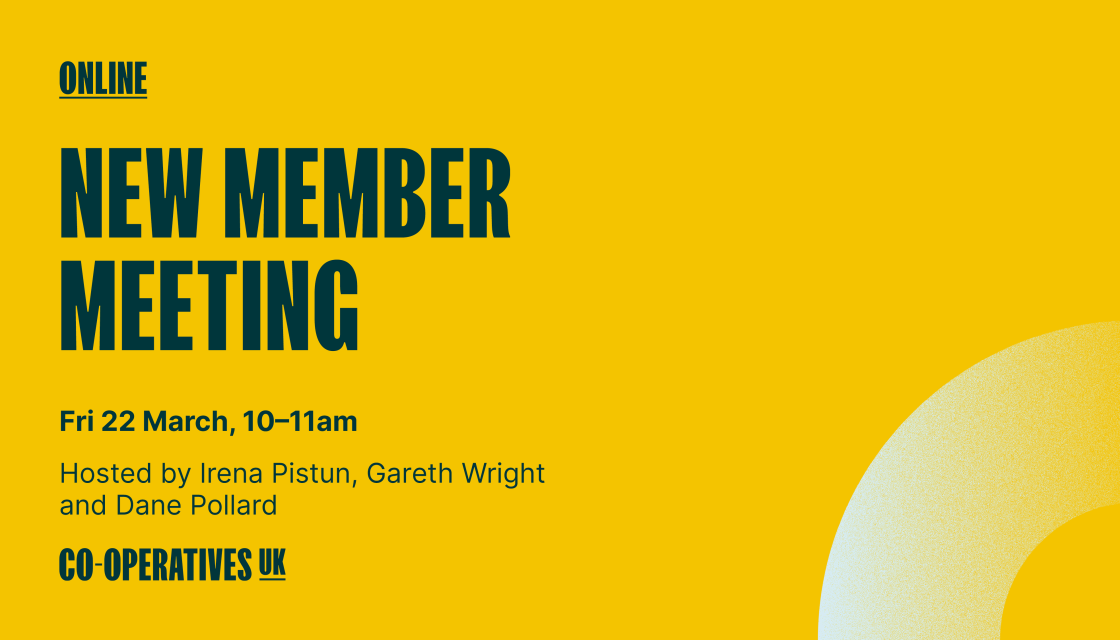 New member meeting – March | Co-operatives UK