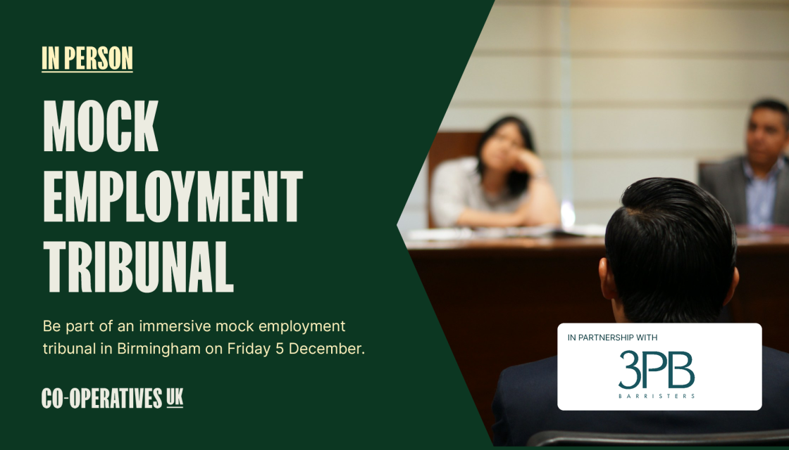 Mock employment tribunal | Co-operatives UK