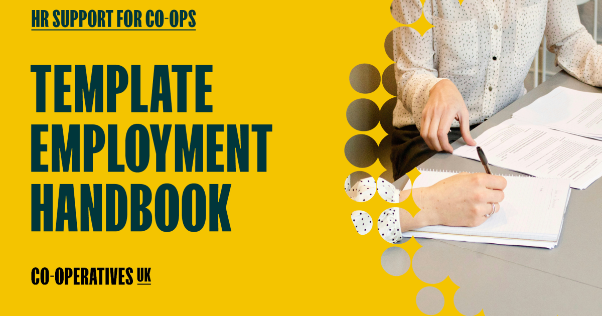 Template Employment Handbook | Co-operatives UK